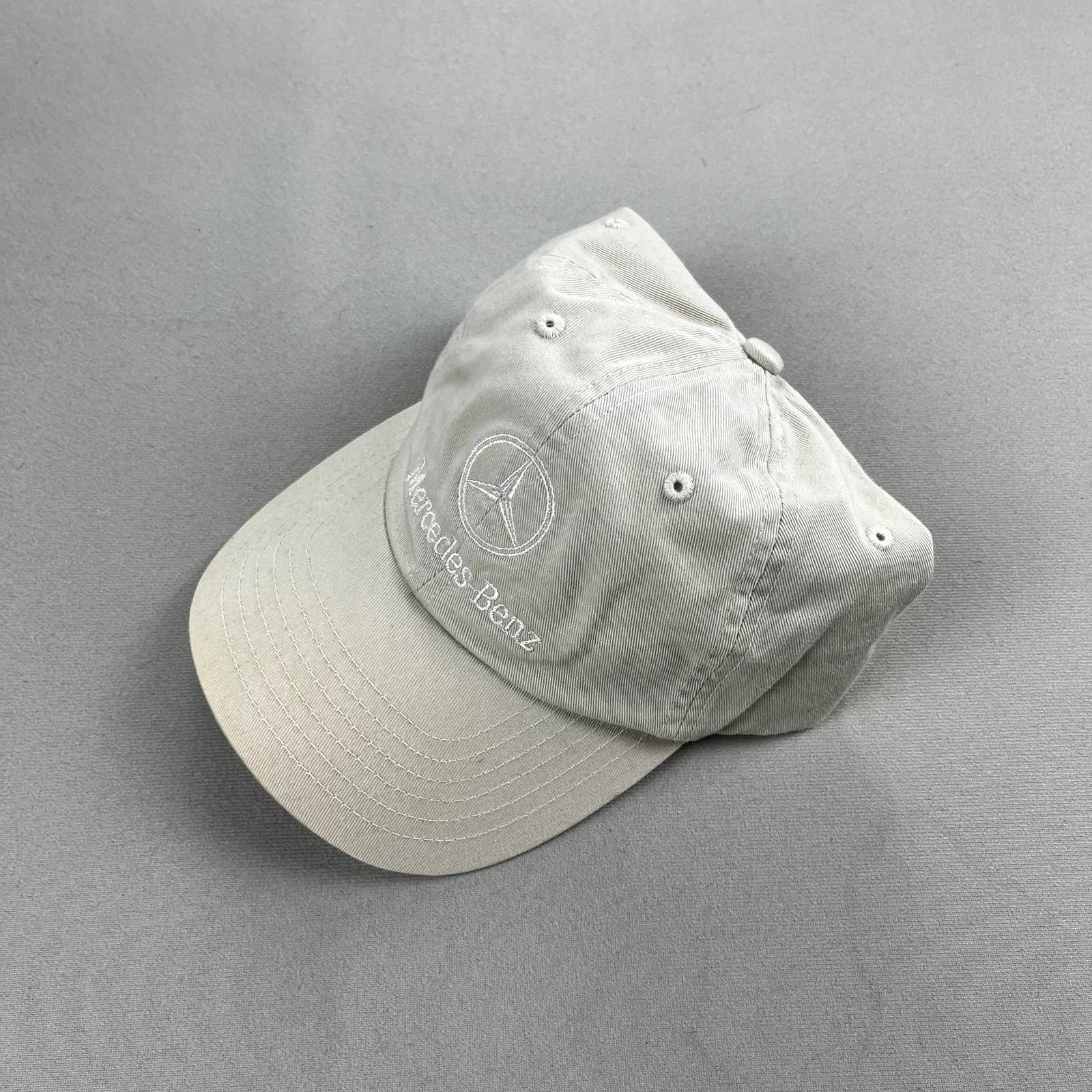 Mercedes Benz × Vintage Vintage Mercedes Benz Hat Cream Car Racing ...