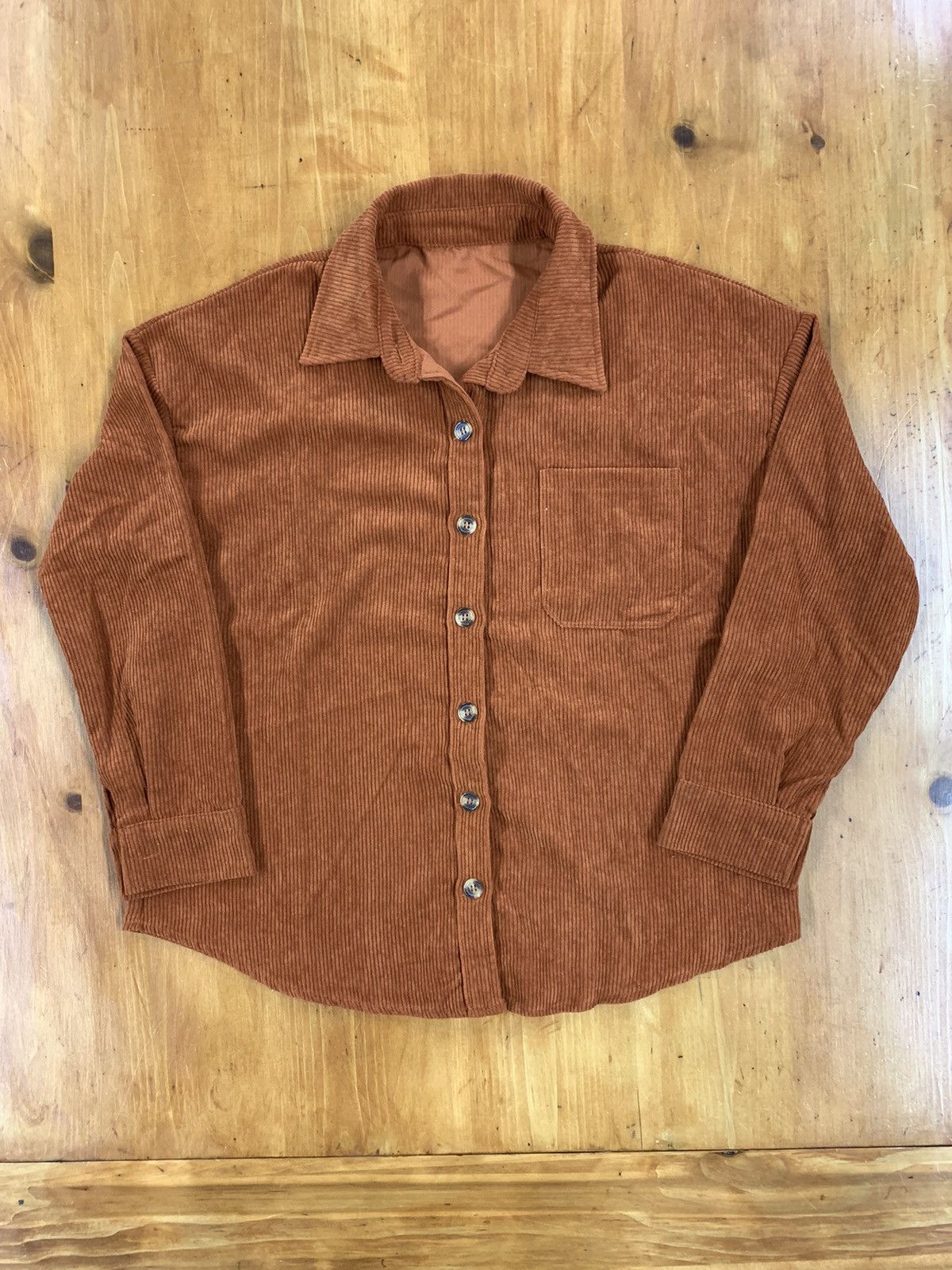 Vintage Vintage 1990s Orange Corduroy Shirt | Grailed