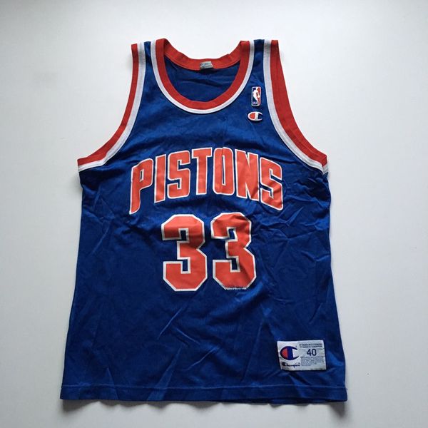 Vintage Vintage 90s Detroit Pistons champion nba basketball jersey ...