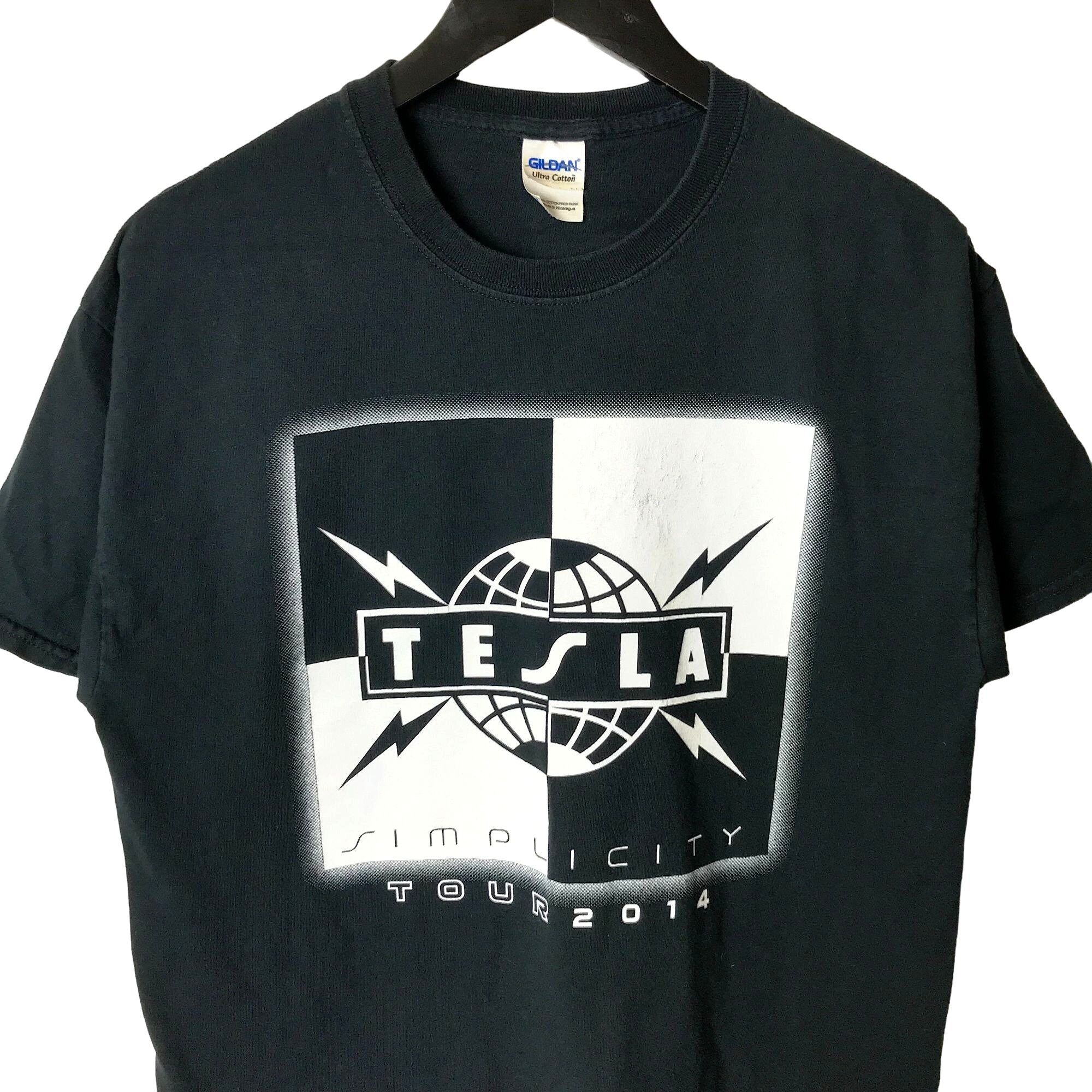 Vintage 2014 Tesla Simplicity Tour T Shirt Band Graphic Tee | Grailed
