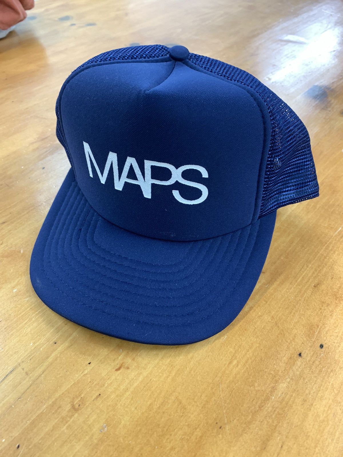 Trucker Hat × Vintage Vintage Maps Trucker Cap | Grailed