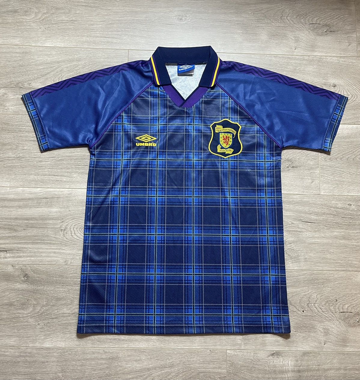 Soccer Jersey × Umbro × Vintage SCOTLAND 1994 1996 HOME FOOTBALL SHIRT ...
