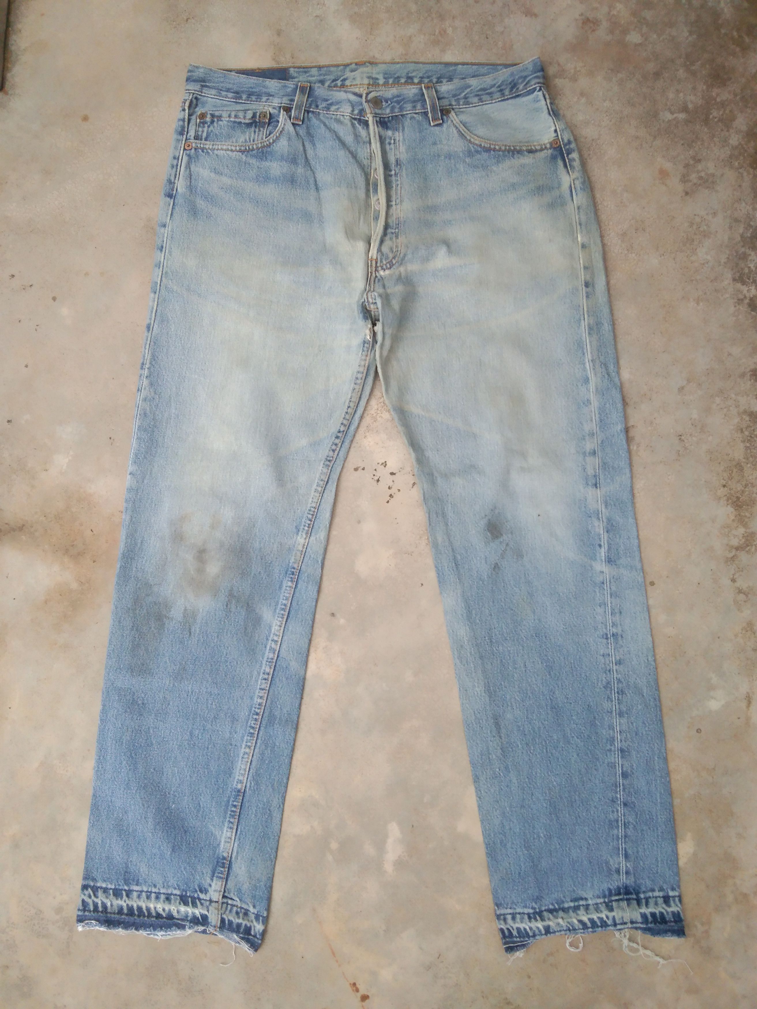 Levi's × Streetwear × Vintage 90s Vintage Levi's 501 Made In USA Dirty ...