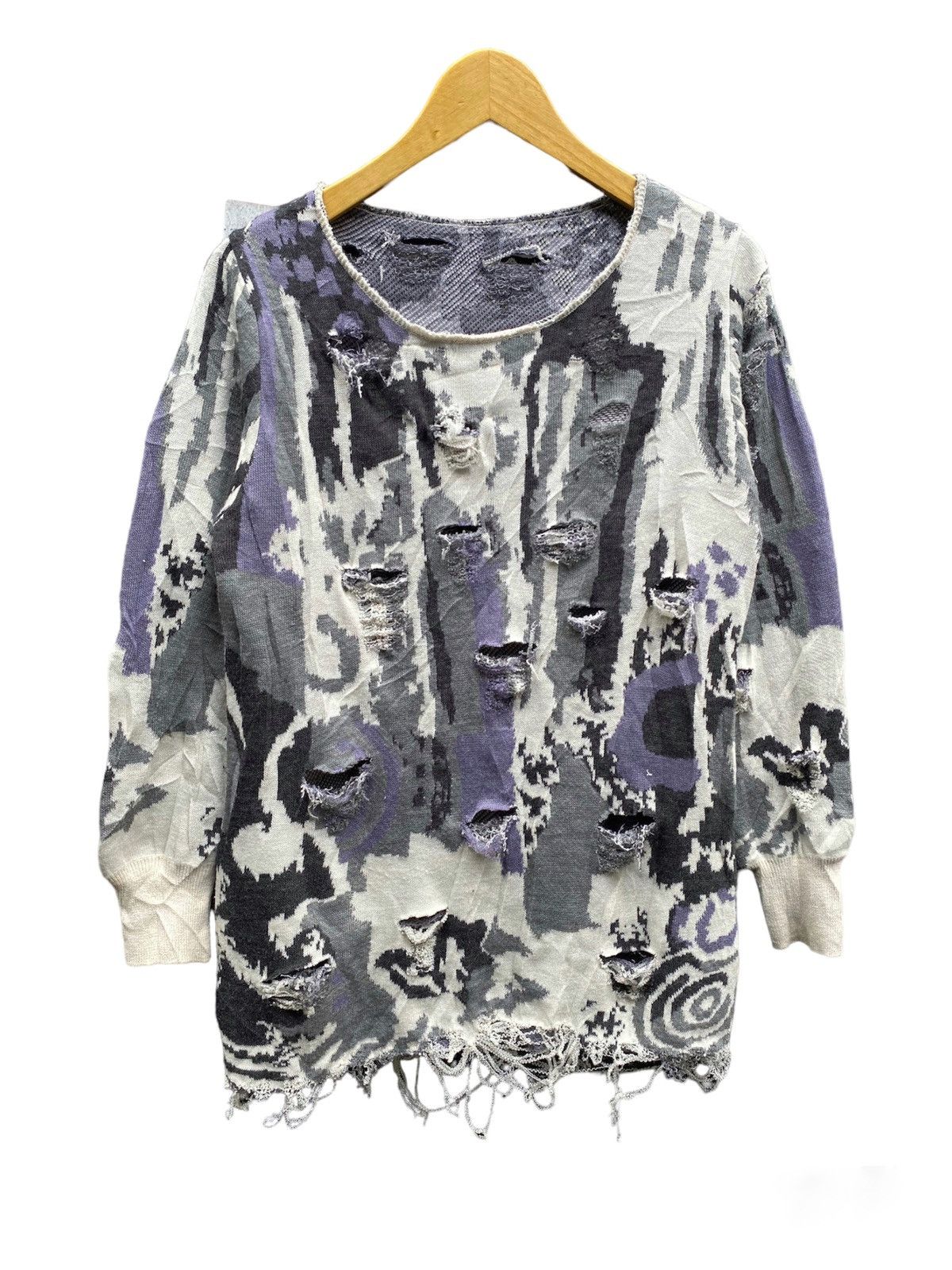 Julius Japanese Brand Distressed Knit Number Nine Style | Grailed