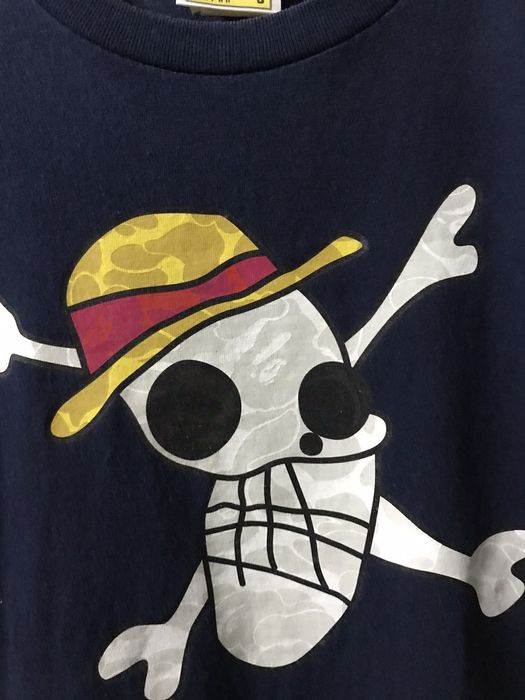 Bape Bape x One Piece Jolly Roger Tee | Grailed
