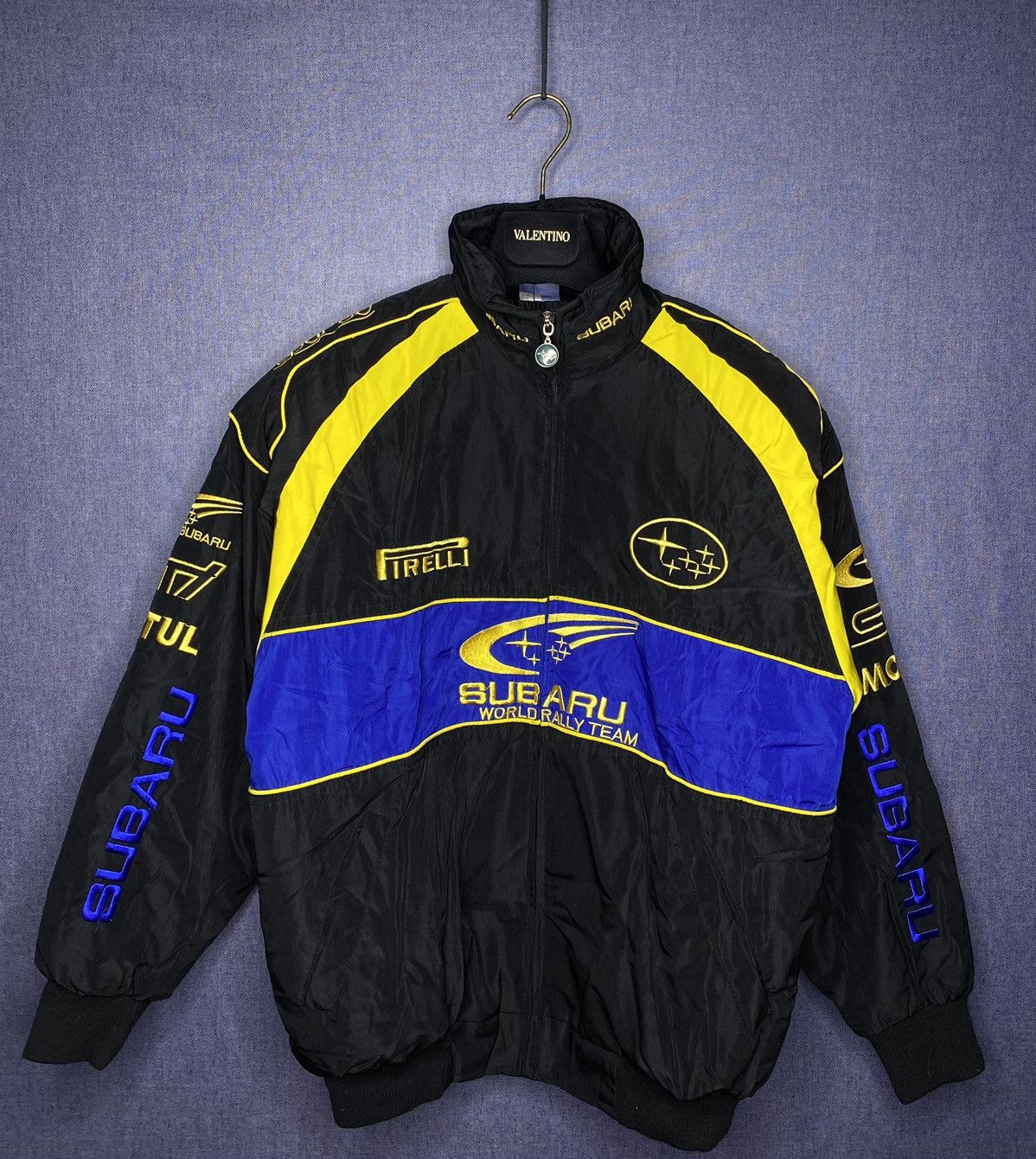 Vintage Subaru Rally Team Vintage 90s Racing Jacket STI Pirelli | Grailed