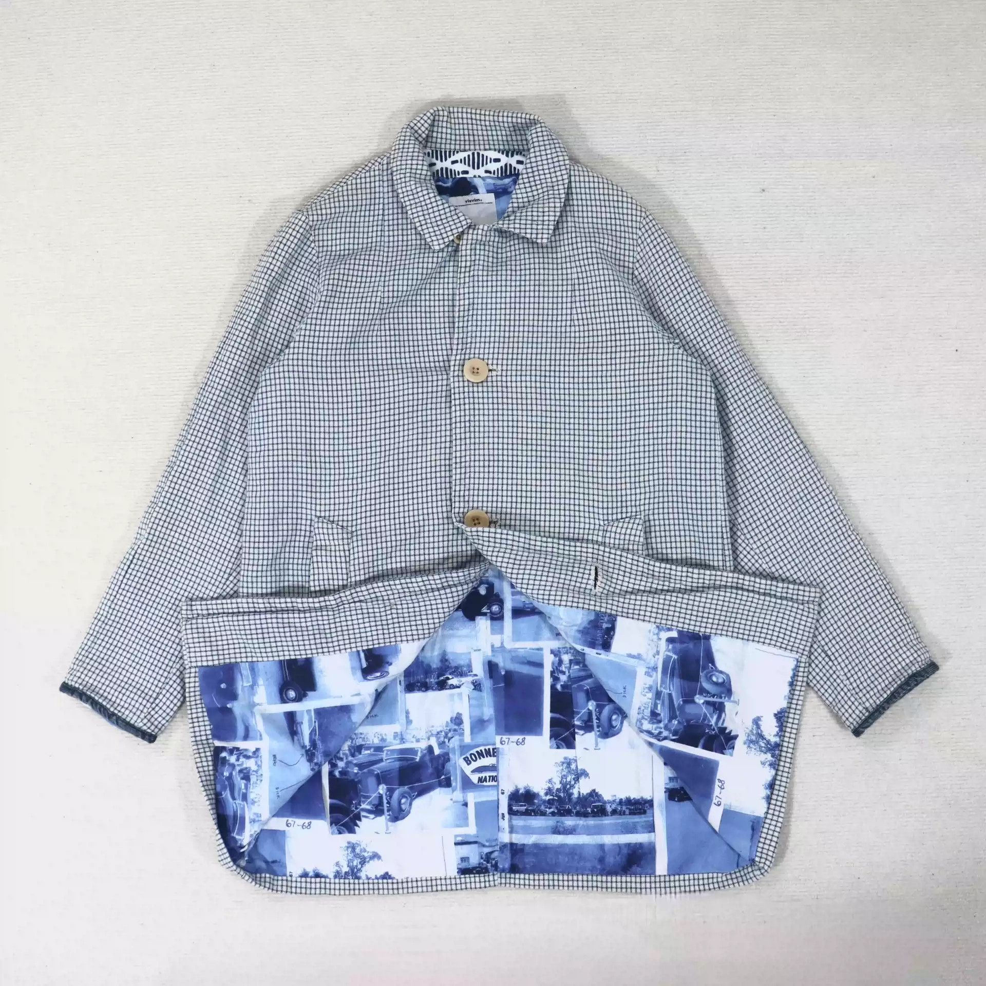 Visvim Visvim 15ss Mies Coat Indigo check | Grailed
