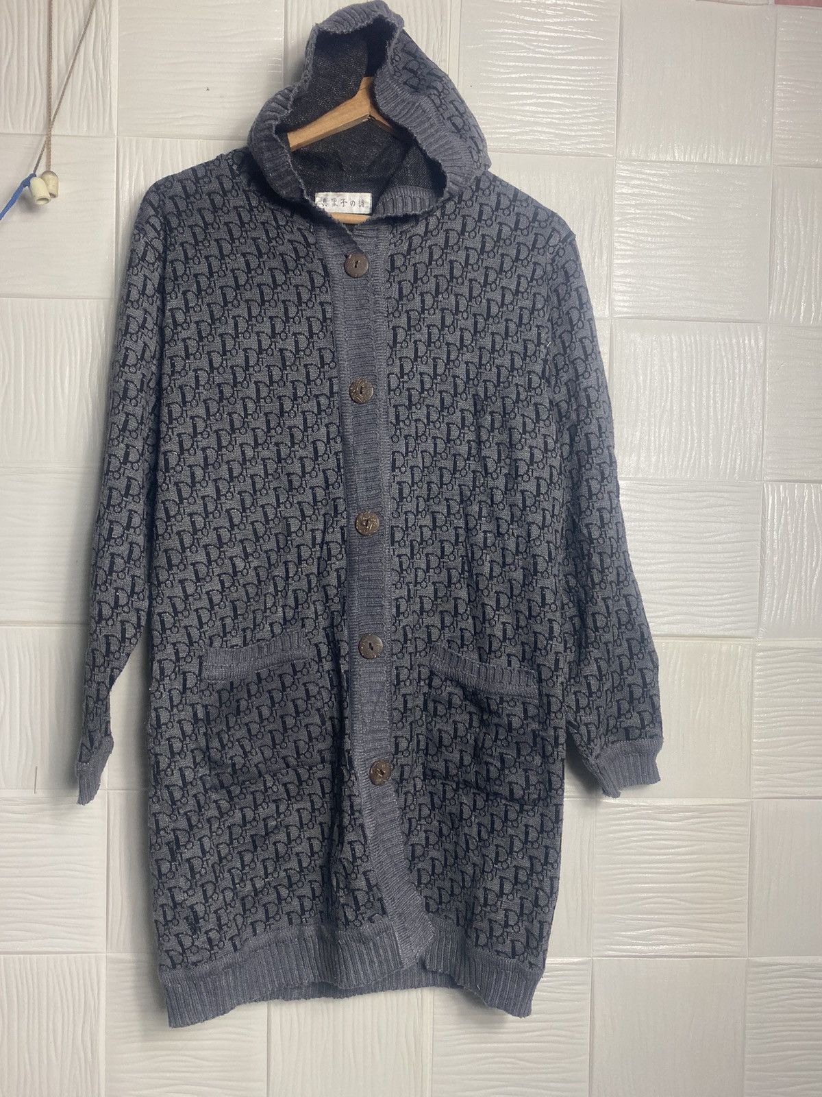 Japanese Brand Mariko poem inspired by christian dior monogram cardigan ...