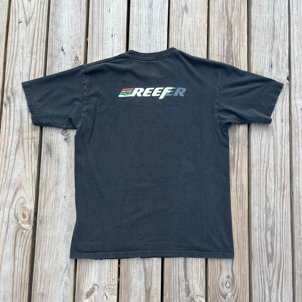 Reef × Streetwear × Vintage Vintage Y2k Reef Brand Reefer T-Shirt Rasta ...