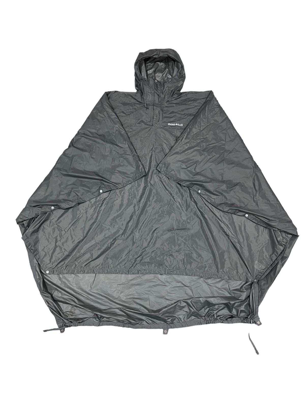 Montbell × Outdoor Life × Streetwear Montbell Poncho Canvas Raincoat ...