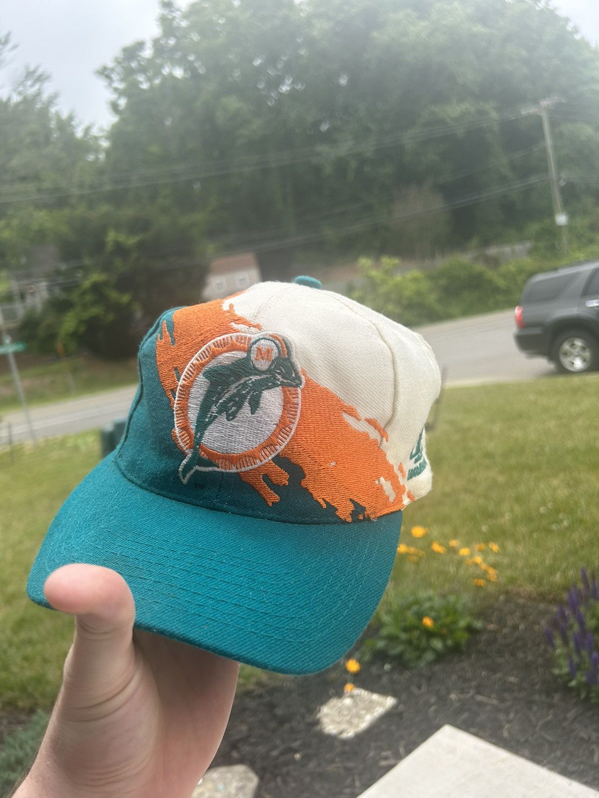 NFL Vintage Miami Dolphins Logo Athletic Splash Hat Cap NFL | Grailed
