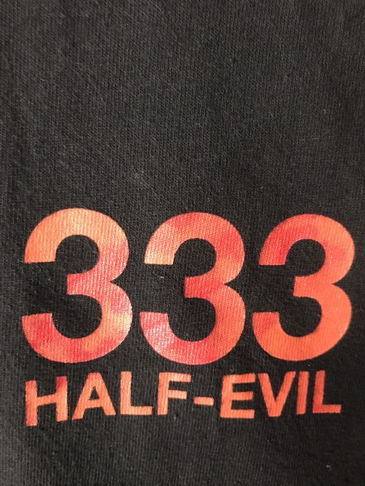 Streetwear *RARE* Half evil 333 logo tee | Grailed