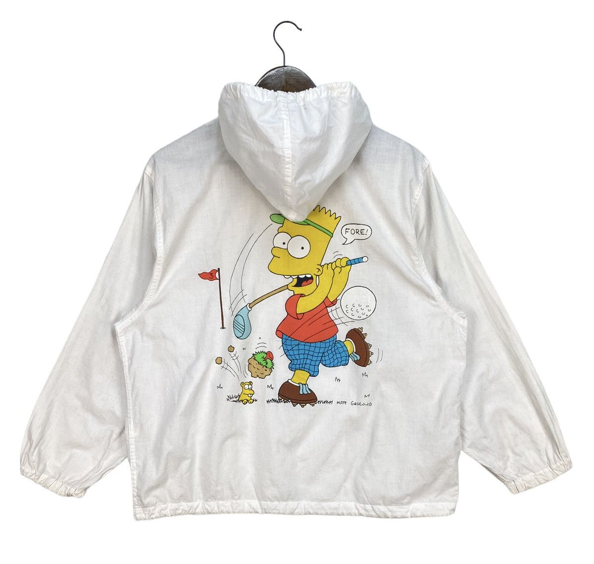 The Simpsons × Vintage Vintage 1994 The Simpson Hoodie Jacket | Grailed