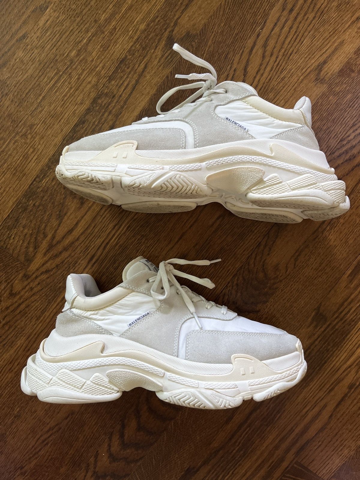 Balenciaga Balenciaga Triple S White Ecru | Grailed