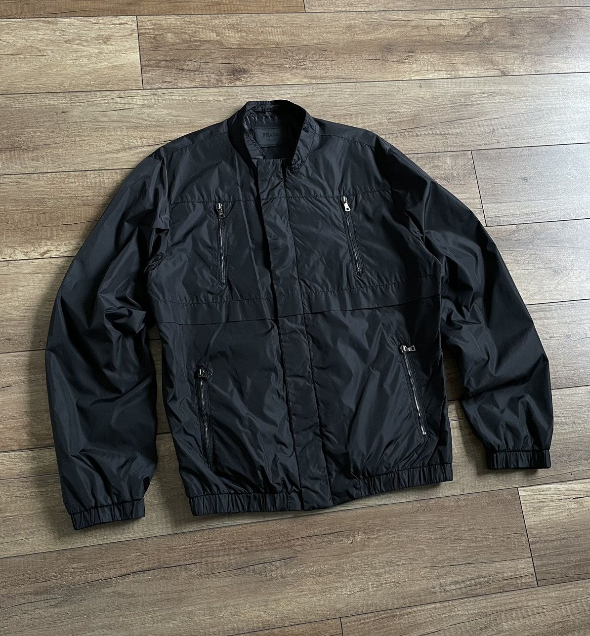 Prada Prada Black Label Nylon Bomber Jacket | Grailed