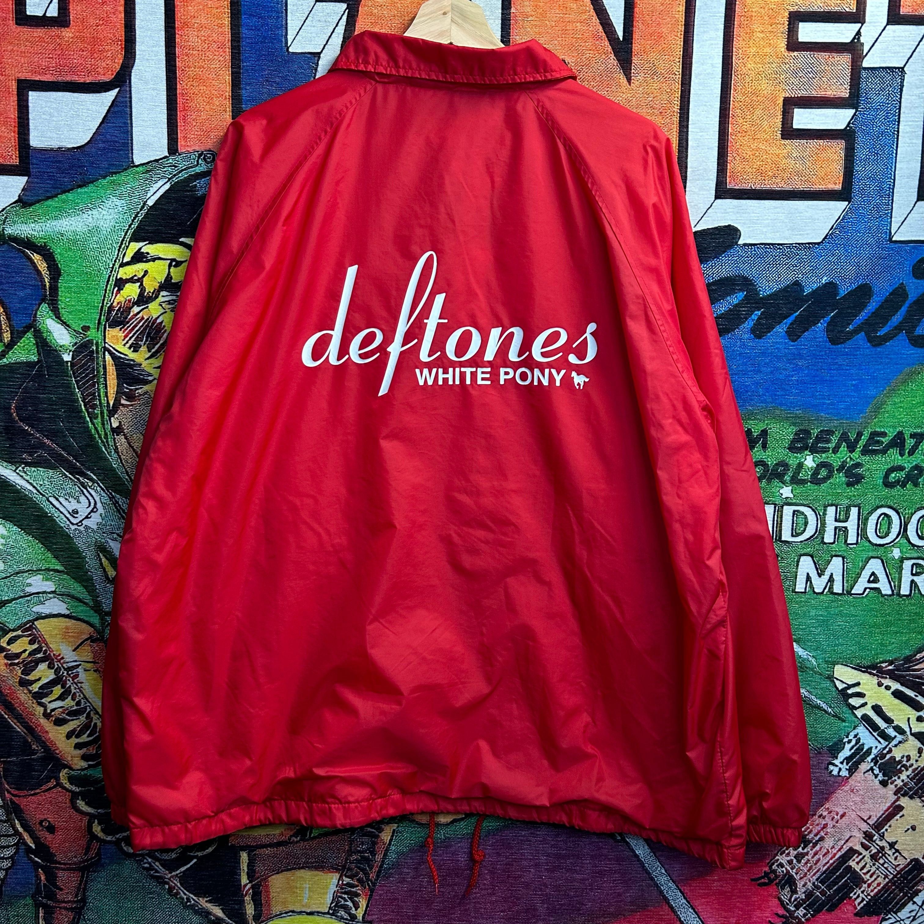 Vintage 2000 Deftones White Pony Coach Jacket Size XL | Grailed
