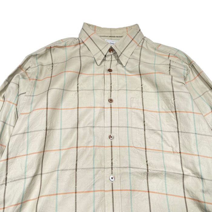 Vintage Burberry Monogram Check 1990s Button Up Shirt | Grailed