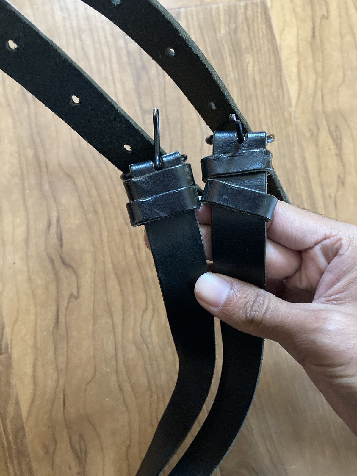 Raf Simons 2004A/W Double Belt | Grailed