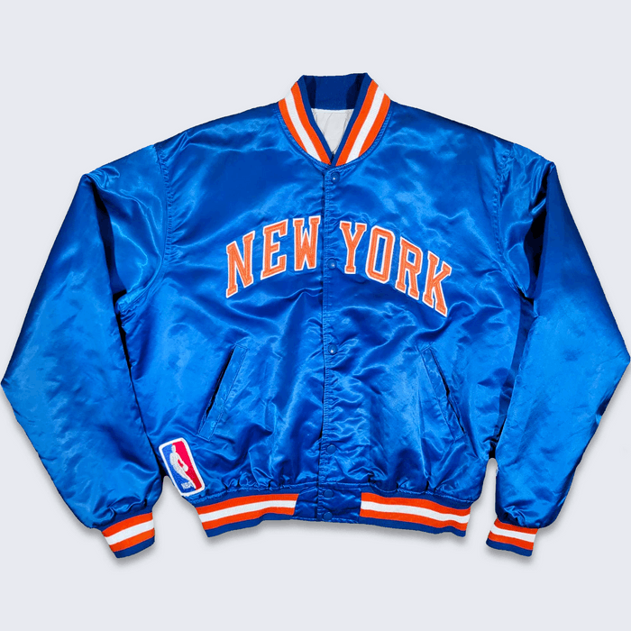 Vintage New York Knicks Vintage 90s Starter Satin Bomber Jacket | Grailed
