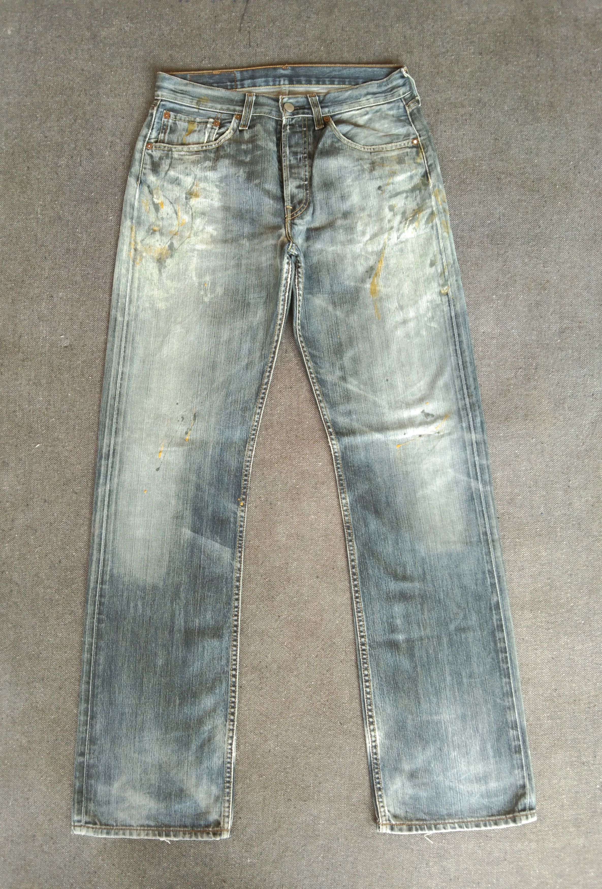 Vintage Vintage Levi's 501 Distressed Painter Jeans 31x34 | Grailed