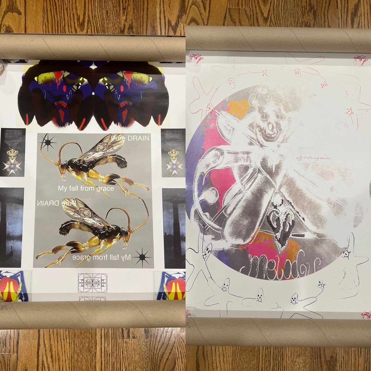 Drain Gang × Sad Boys Sbe Merch Bladee x Varg Poster Set | Grailed