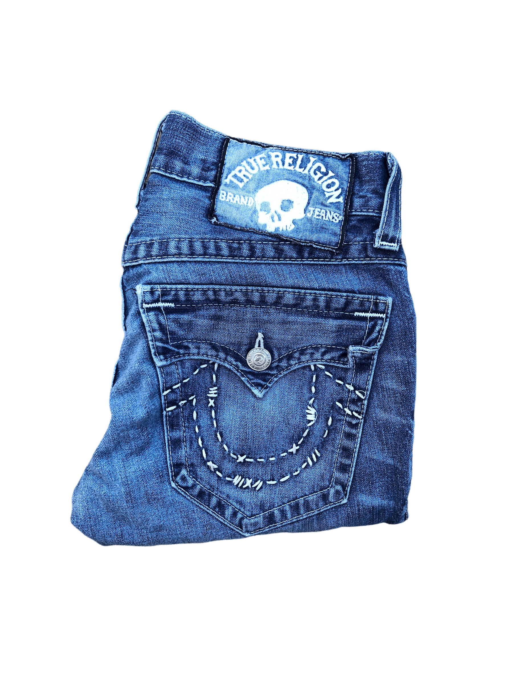 True Religion Vintage True Religion Jeans Size 30 'Skull Tag' Blue ...