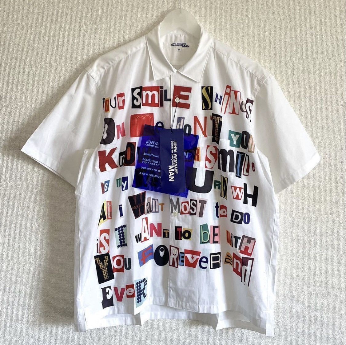 Junya Watanabe New with tags SS02 Junya Watanabe Ransom Note Shirt | Grailed