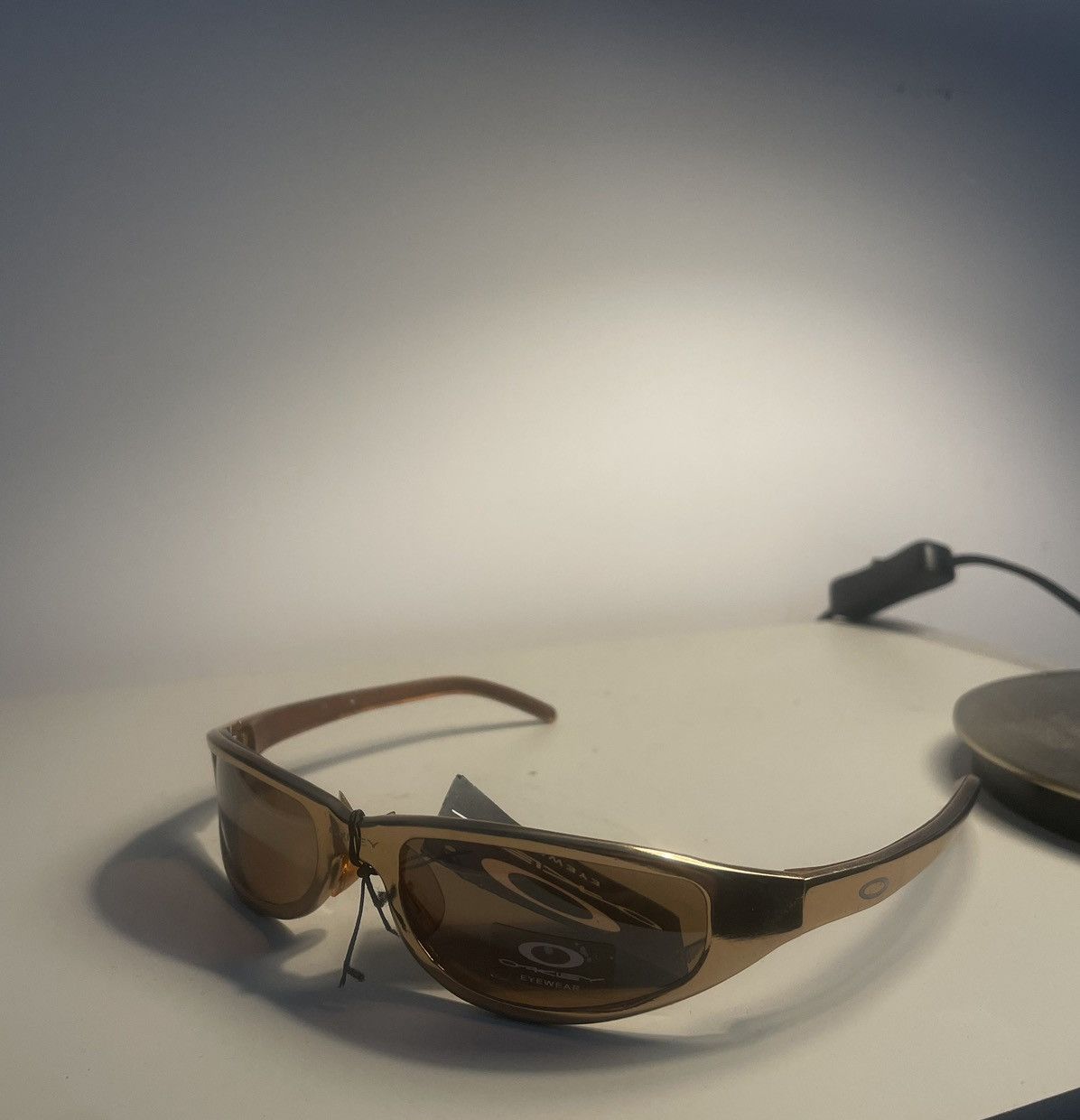 Vintage 90s OAKLEY GOLD VINTAGE SUNGLASSES | Grailed