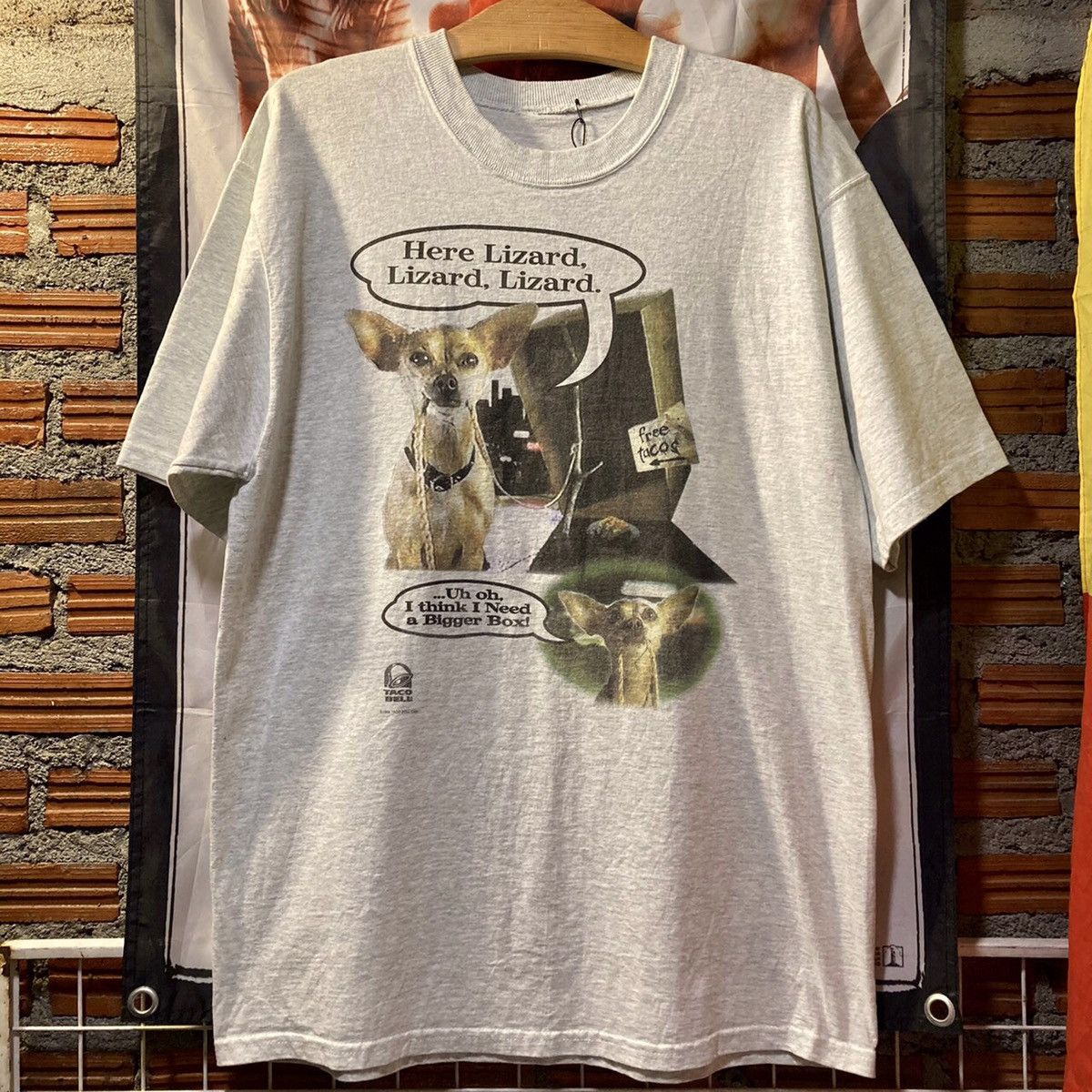Animal Tee × Vintage Taco Bell Here Lizard, Lizard Tee 1998s | Grailed