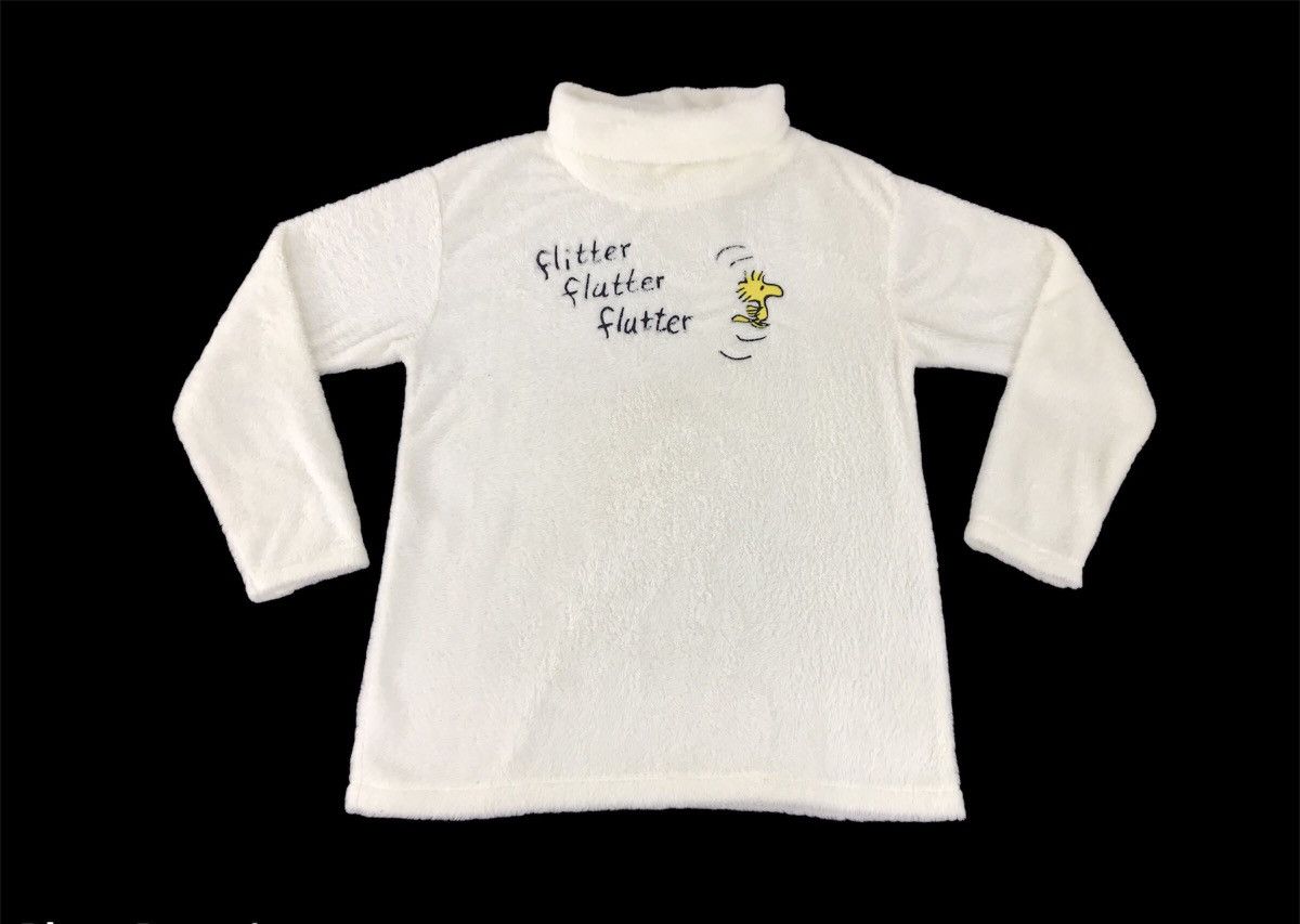 Vintage Peanut Snoopy Flitter Flutter Flatter Wool Sweatshirt | Grailed
