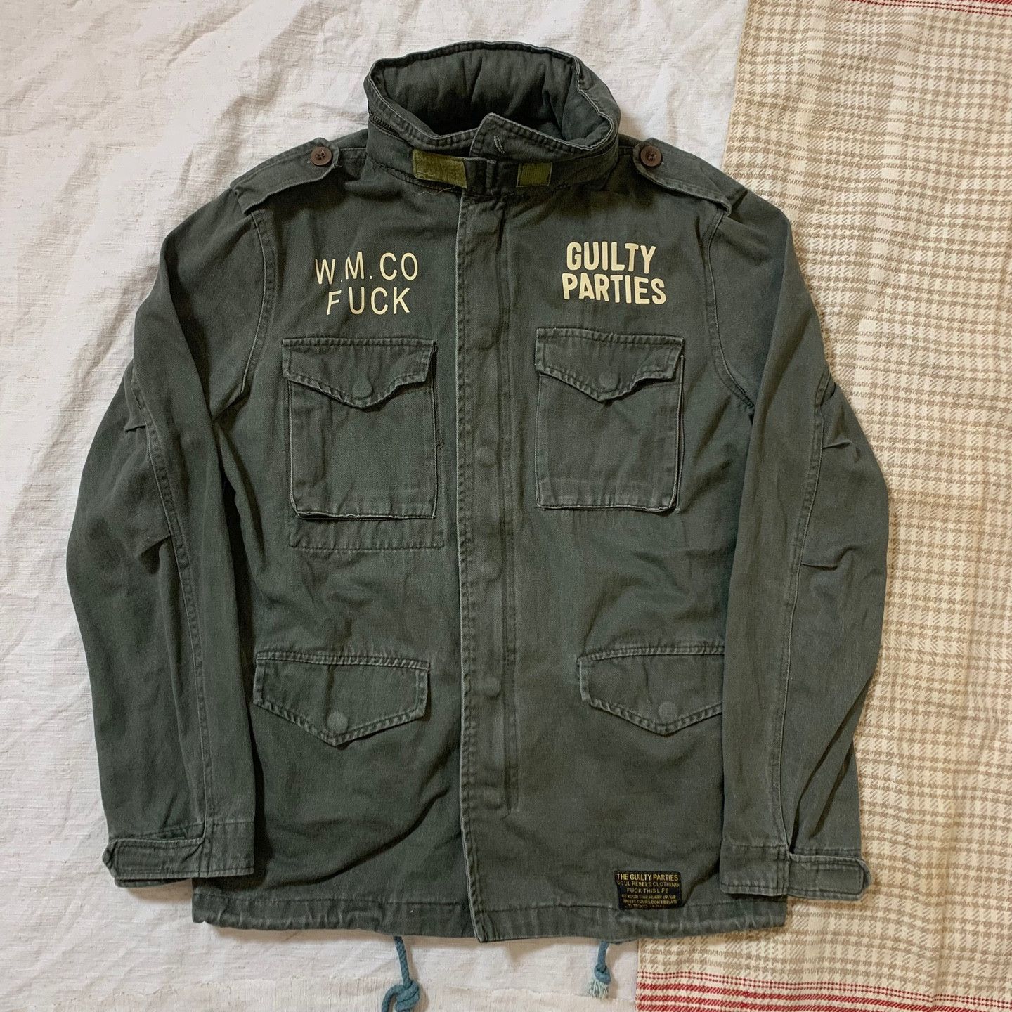 Wacko Maria Guilty Parties M65 Soul Rebel Tokyo Green Army Jacket | Grailed