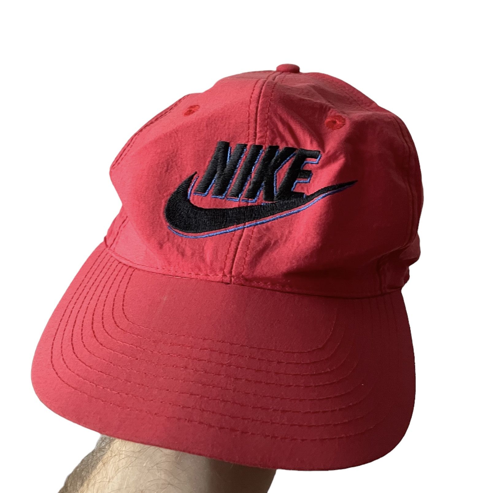 Nike Nike Vintage Cap Hat Vintage Swoosh Rare Red Hype | Grailed