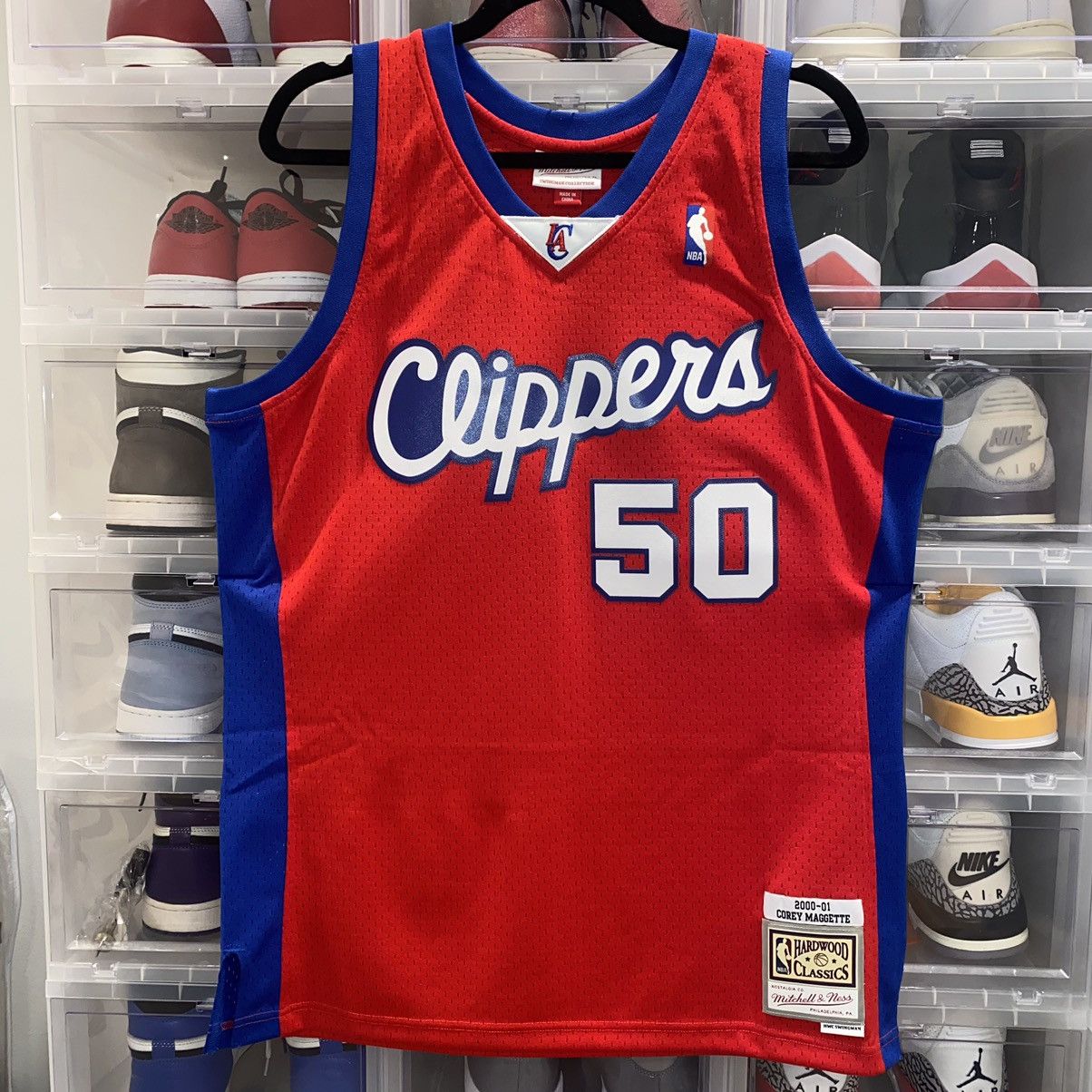 Mitchell & Ness 🏀🔵🔴 Los Angeles Clippers 2000-01 Corey Maggette ...