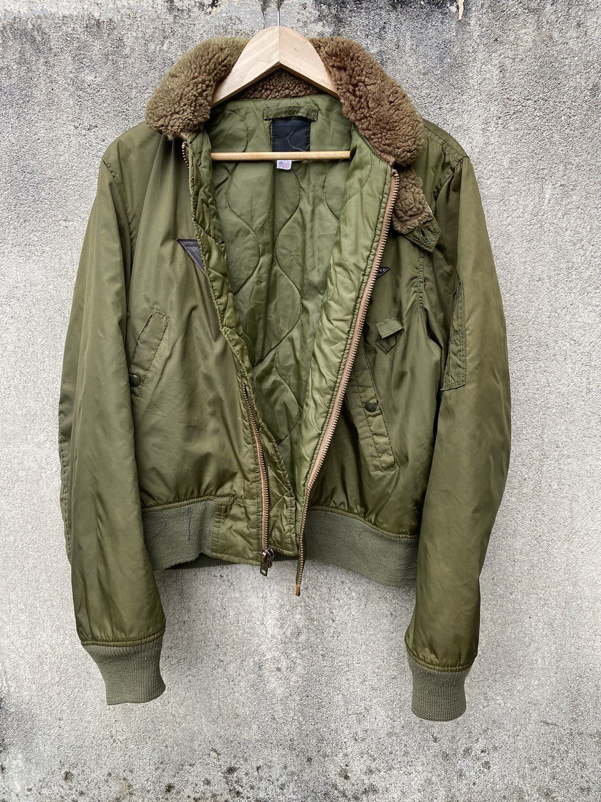 Made In Usa × Usaf × Vintage Vintage 70s USAF Bomber Jacket Scovill ...