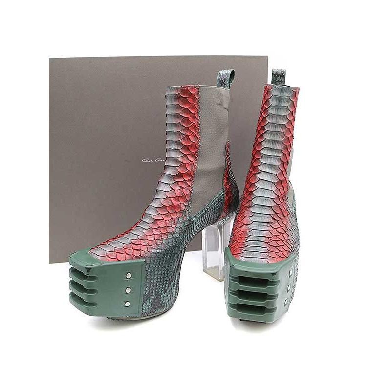 Rick Owens Rick Owens AW22 Python Kiss Heels | Grailed