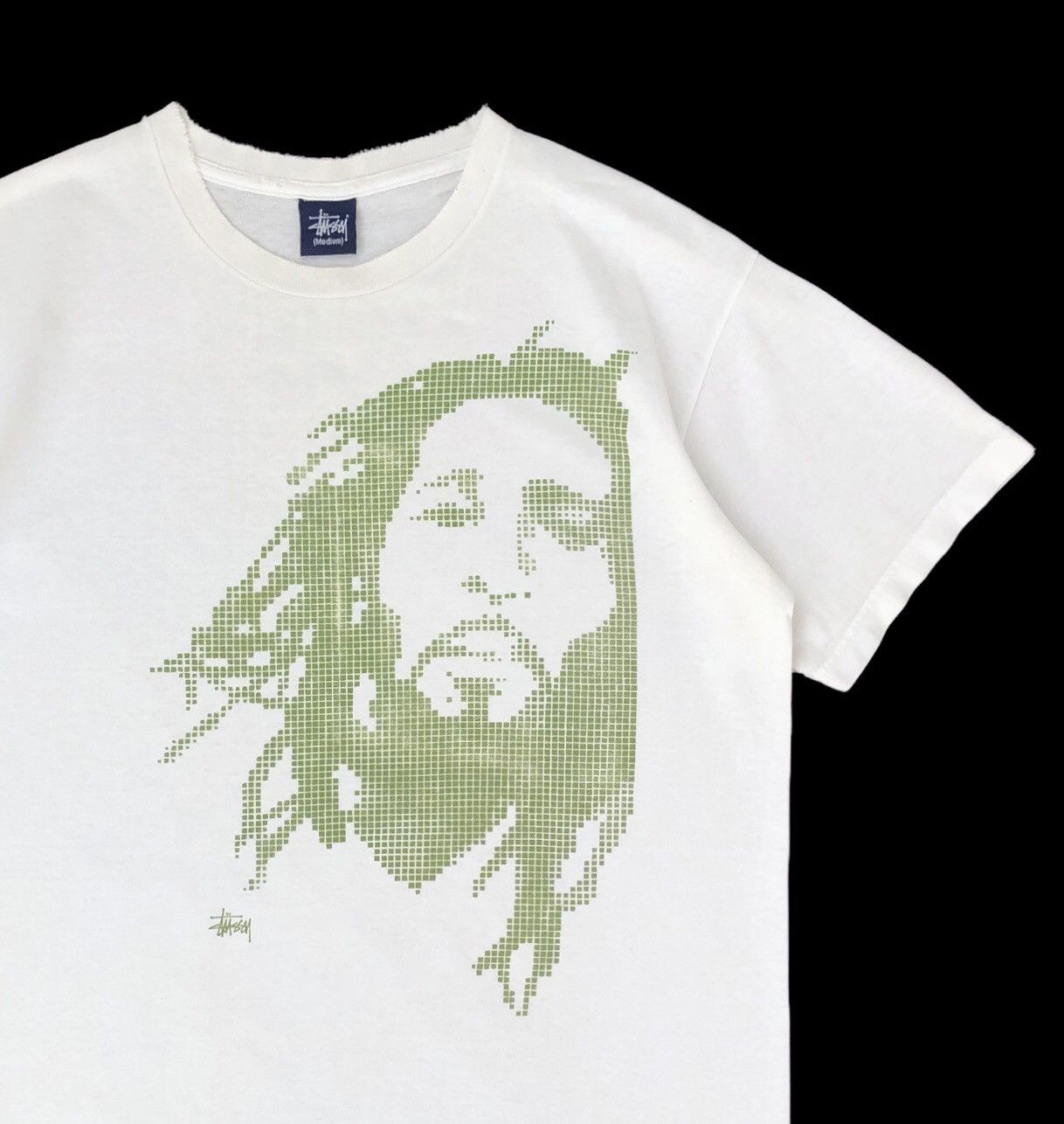 Stussy Vintage Stussy Bob Marley Pixel T-shirt | Grailed