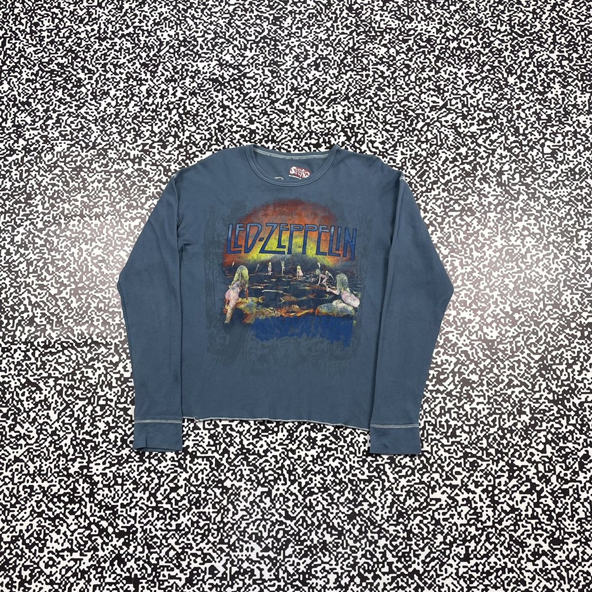 Led Zeppelin Vintage Y2K Led Zeppelin Sexy Girl Logo Band Streetwear ...