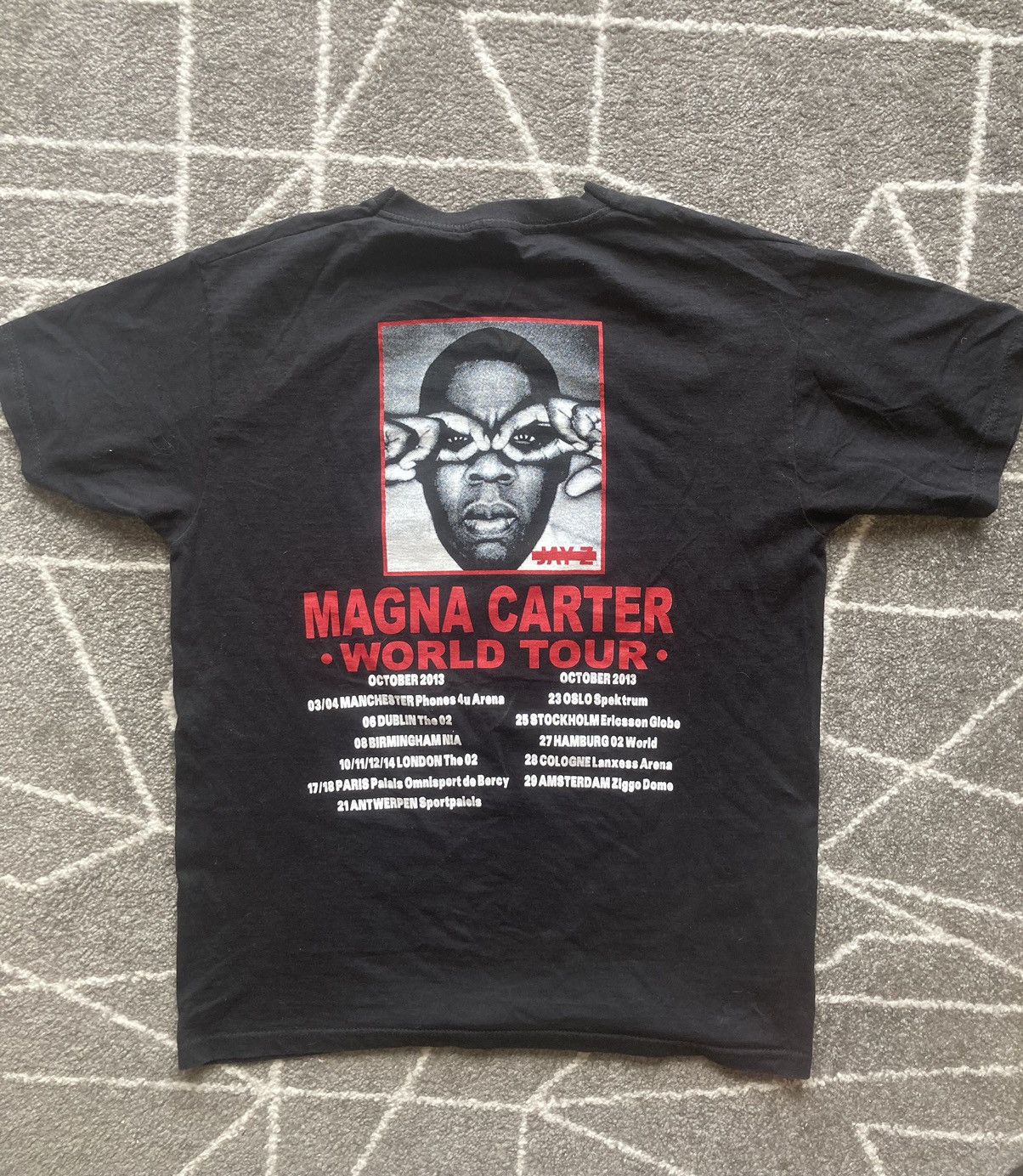 Band Tees × Rap Tees × Vintage Official Jay-Z Magna Carter World tour ...