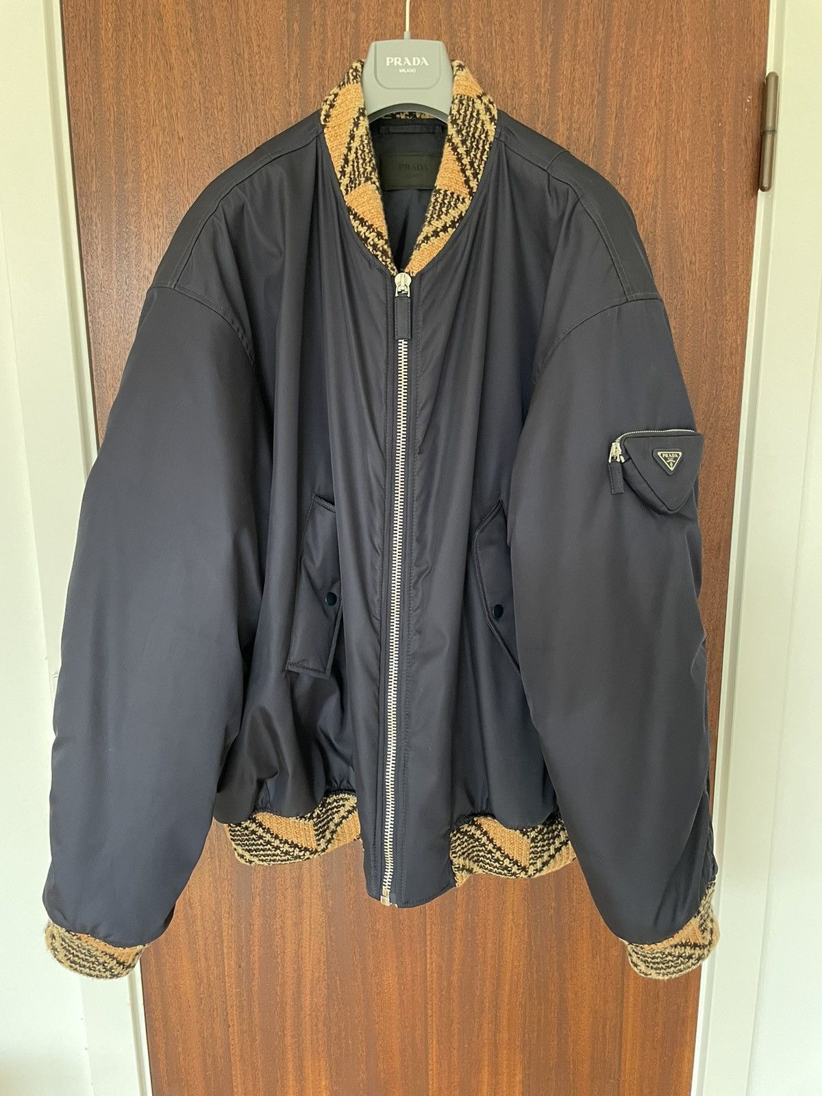 Prada Prada x Raf Simons bomber | Grailed