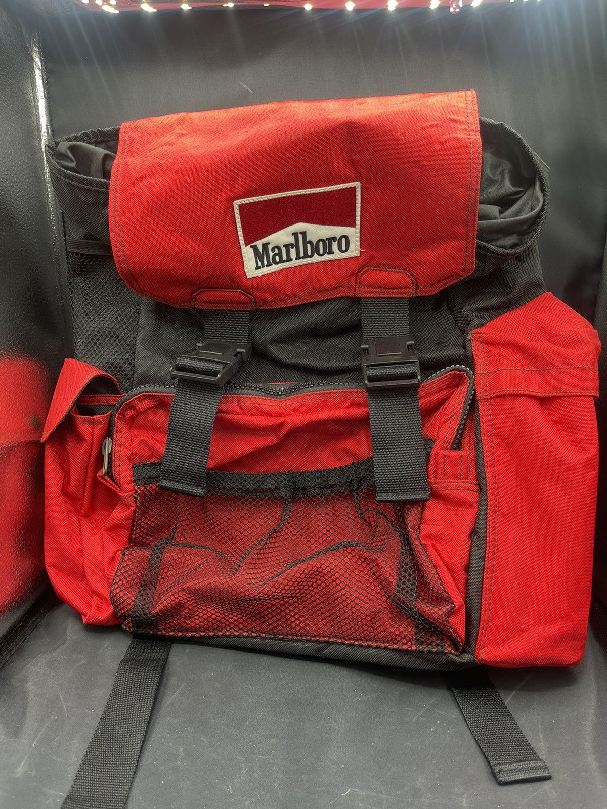 Marlboro 90's Vintage Marlboro Backpack with Locking Straps | Grailed