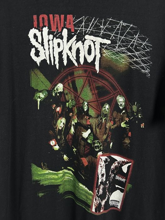Vintage 00s Vintage Slipknot Iowa Album Promo Bootleg T-Shirt | Grailed