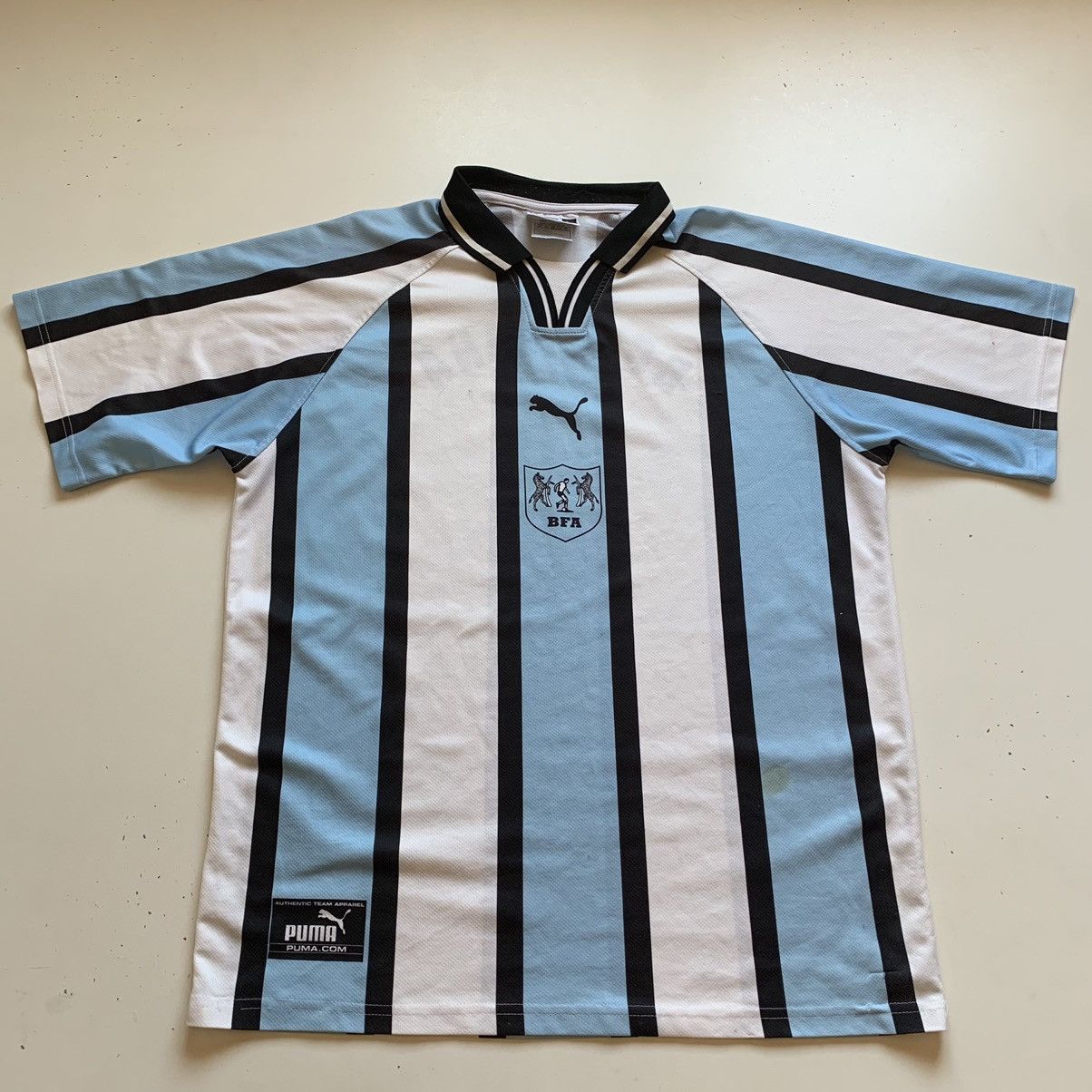 Puma × Vintage Vintage 2000s Puma Embroidered Botswana Soccer Jersey XL ...
