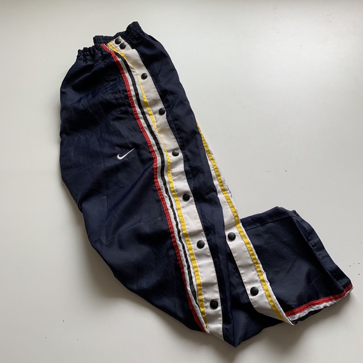 Nike Vintage 90s Nike Embroidered Swoosh Bootleg Track Pants XL | Grailed