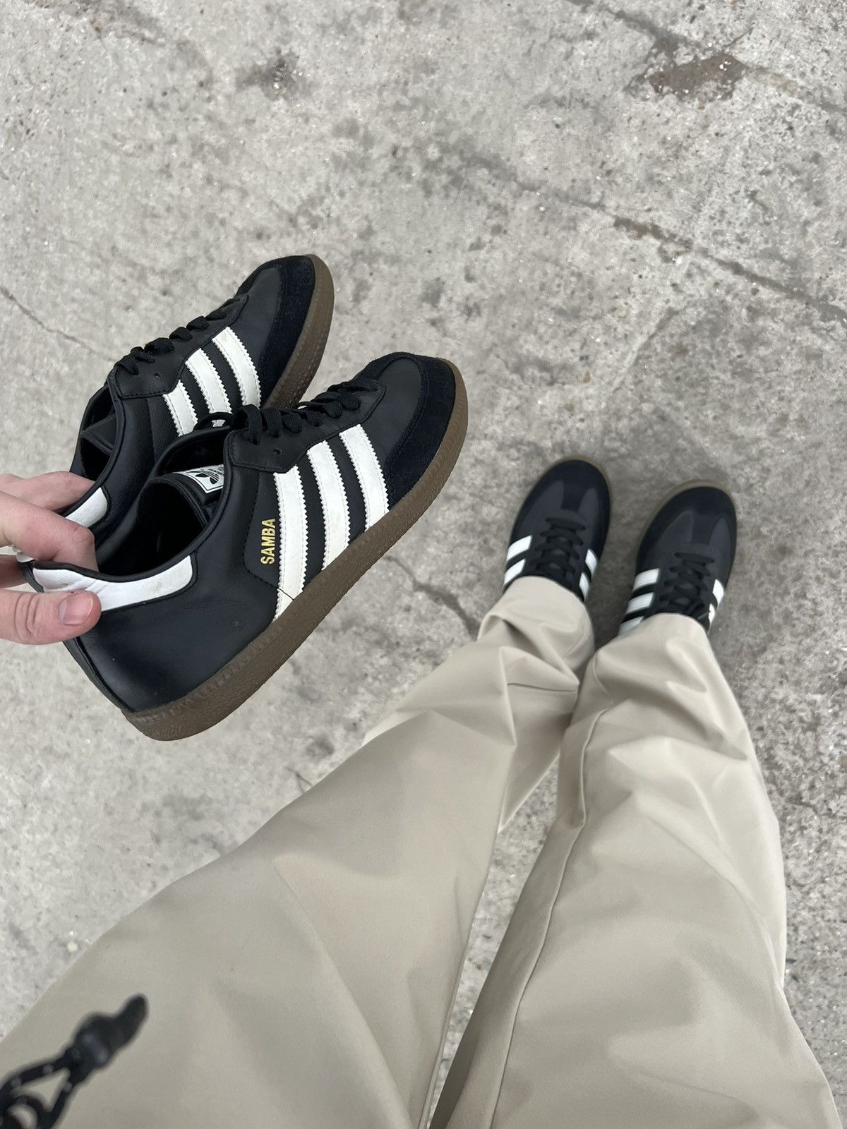 Adidas 98s Vintage Adidas Samba Shoes Black | Grailed