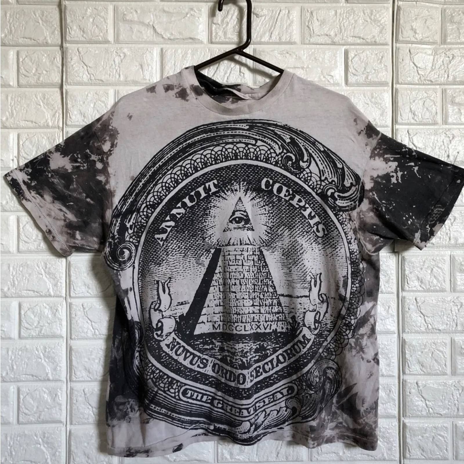 Vintage Illuminati Stones t shirt Fifth Column punk Single Stitch | Grailed