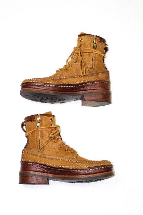 Visvim Grizzly Boots Hi-Folk (Bison) | Grailed