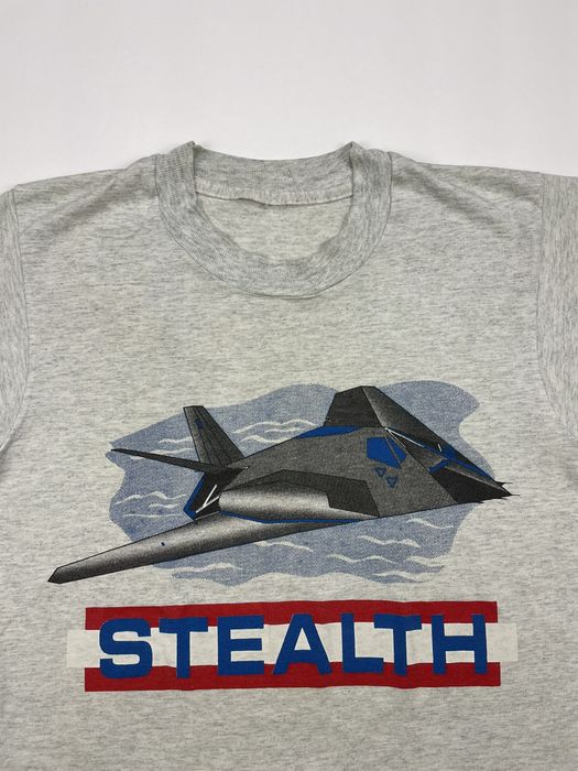 Vintage Vintage Stealth Aircraft Art Graphic Military Nighthawk Rare ...