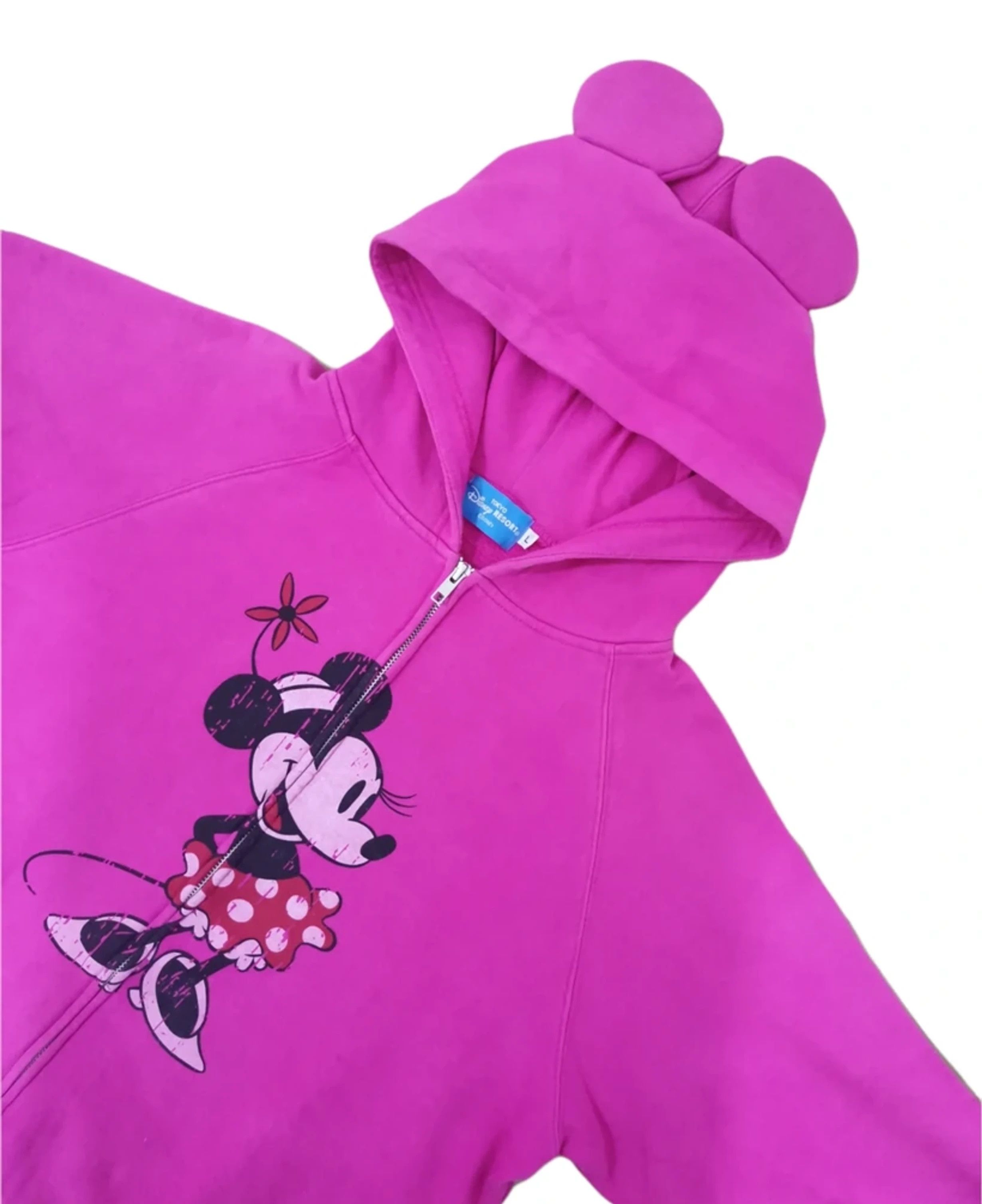 Mickey Mouse Minnie x Disney Zip Up Hoodie Japan Designer Streetwear ...
