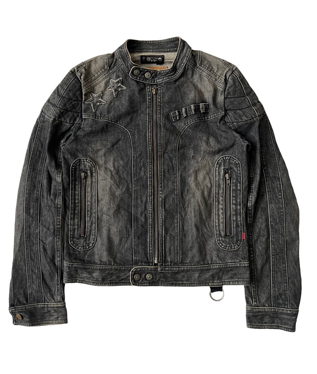 20471120 × Beauty Beast × Roen Hiromu Takahara Star Patch Denim Jacket ...