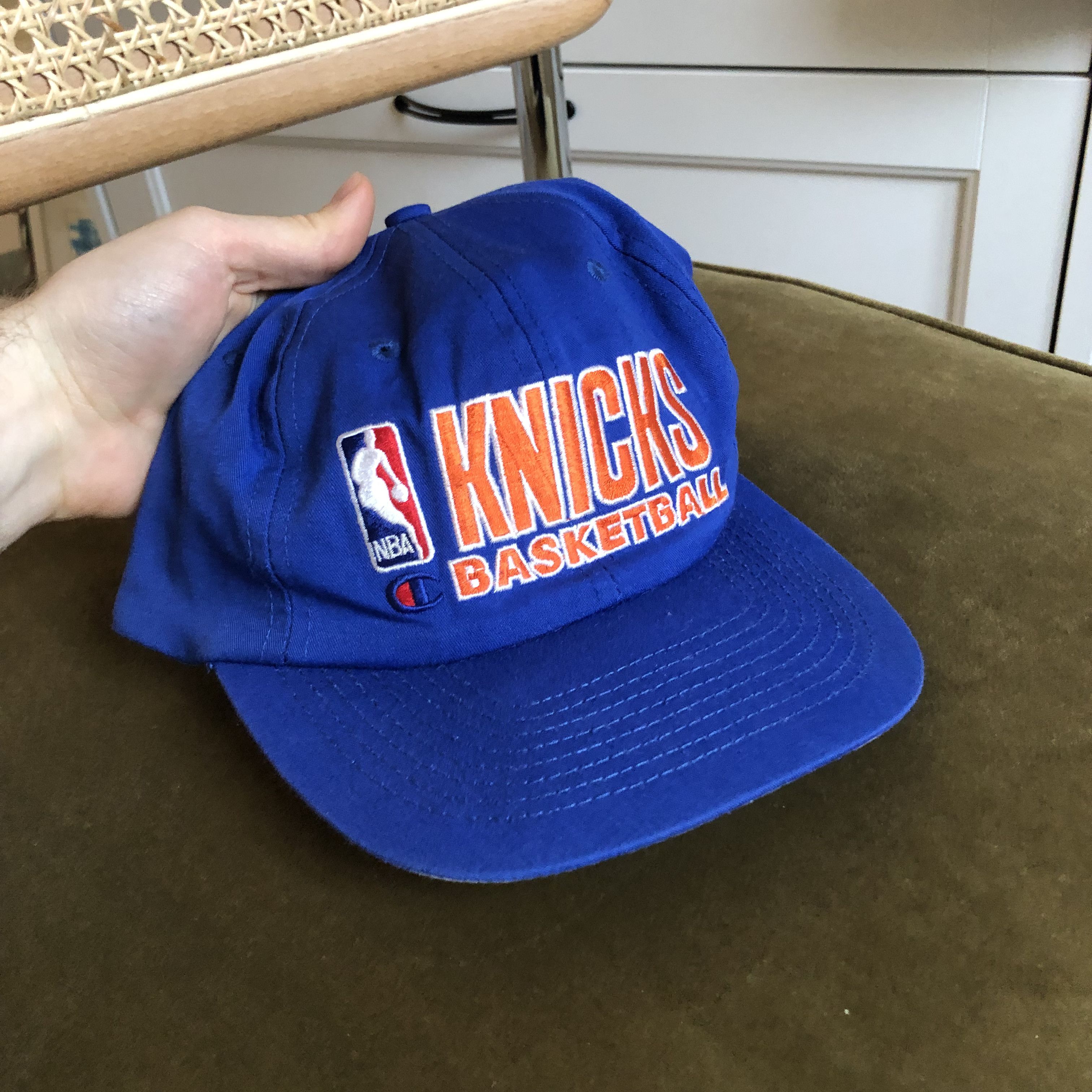 Vintage Vintage Knicks x Champion Logo Hat | Grailed